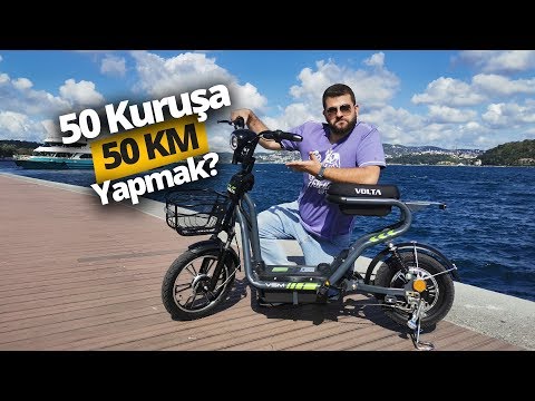 Elektrikli bisiklet ile gezdik! Volta VSM ile 50 kuruşa 50 KM!