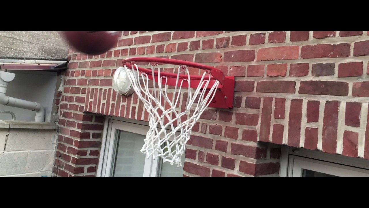 BASKETBALL @ HOME :) !!! DUNK's/SHOOT's "Official NBA Circle" (SLOW ...