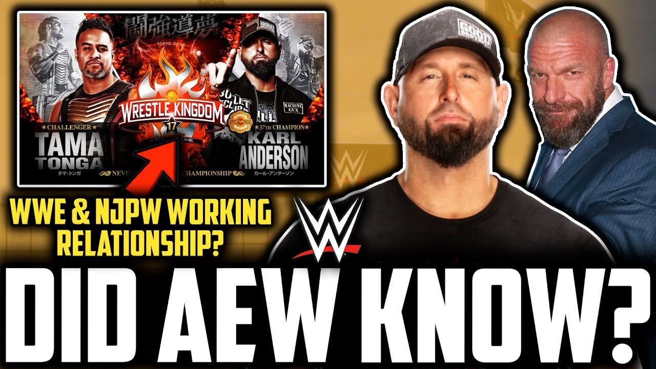 WWE Karl Anderson NJPW Wrestle Kingdom 17 DEAL DETAILS! | Did AEW KNOW ...