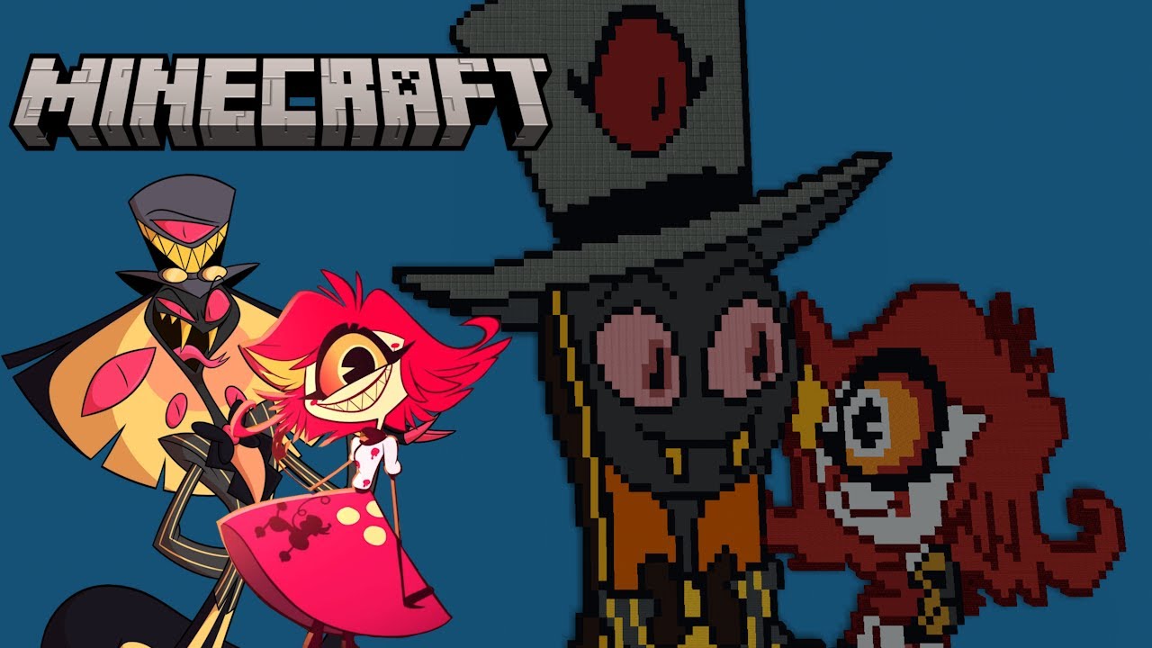 Minecraft Pixel Art Tutorial Sir Pentious and Niffty - YouTube