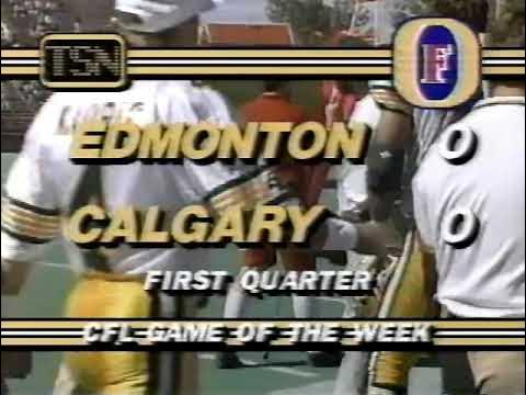 September 4, 1989 - CFL - Edmonton Eskimos @ Calgary Stampeders - YouTube
