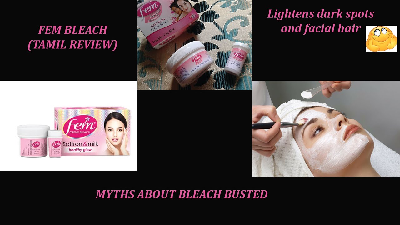 How to BLEACH Face at home with FEM SAFFRON & MILK BLEACH| Total Guide ...