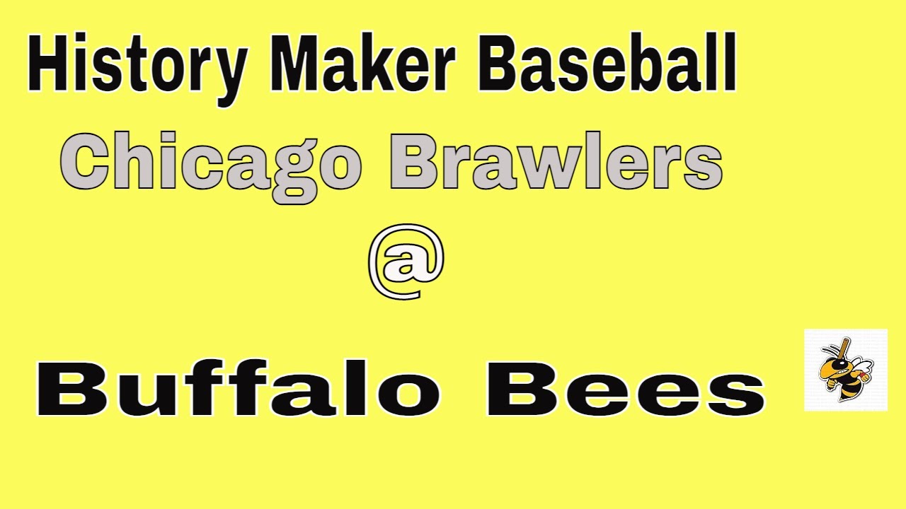 History Maker Baseball Buffalo Bees vs Chicago - YouTube