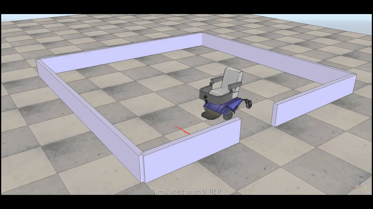 Obstacle Detection of an Autonomous WheelChair - YouTube