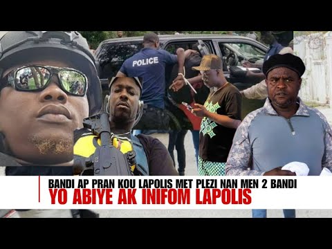 Bandi tonbe anba Lavil, Lapolis ap sakaje Bandi yo, Barbecue Semante li pral Sote Vil la ...