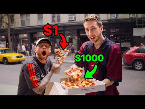 Wir haben 1$-Pizza gegen 1000$-Pizza in New York probiert!