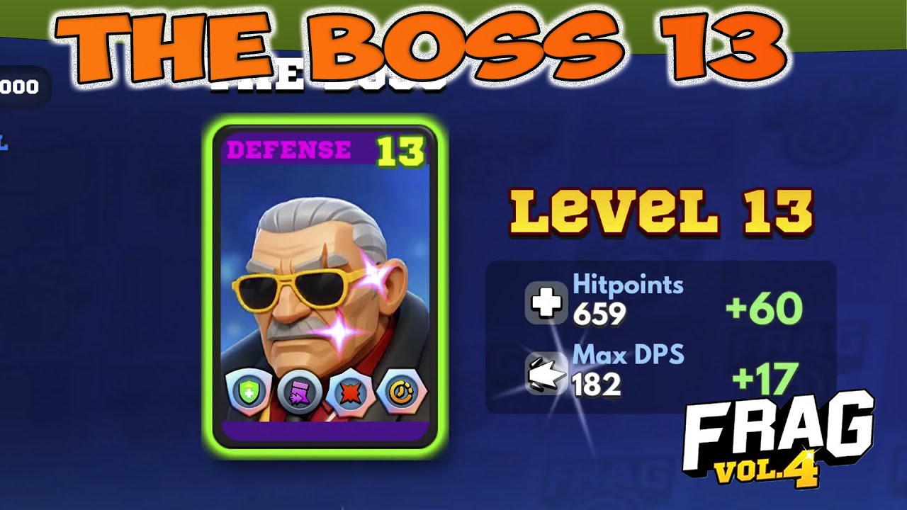 FRAG Pro Shooter - The Boss Legendary 13🔥Gameplay Walkthrough🔥(iOS ...