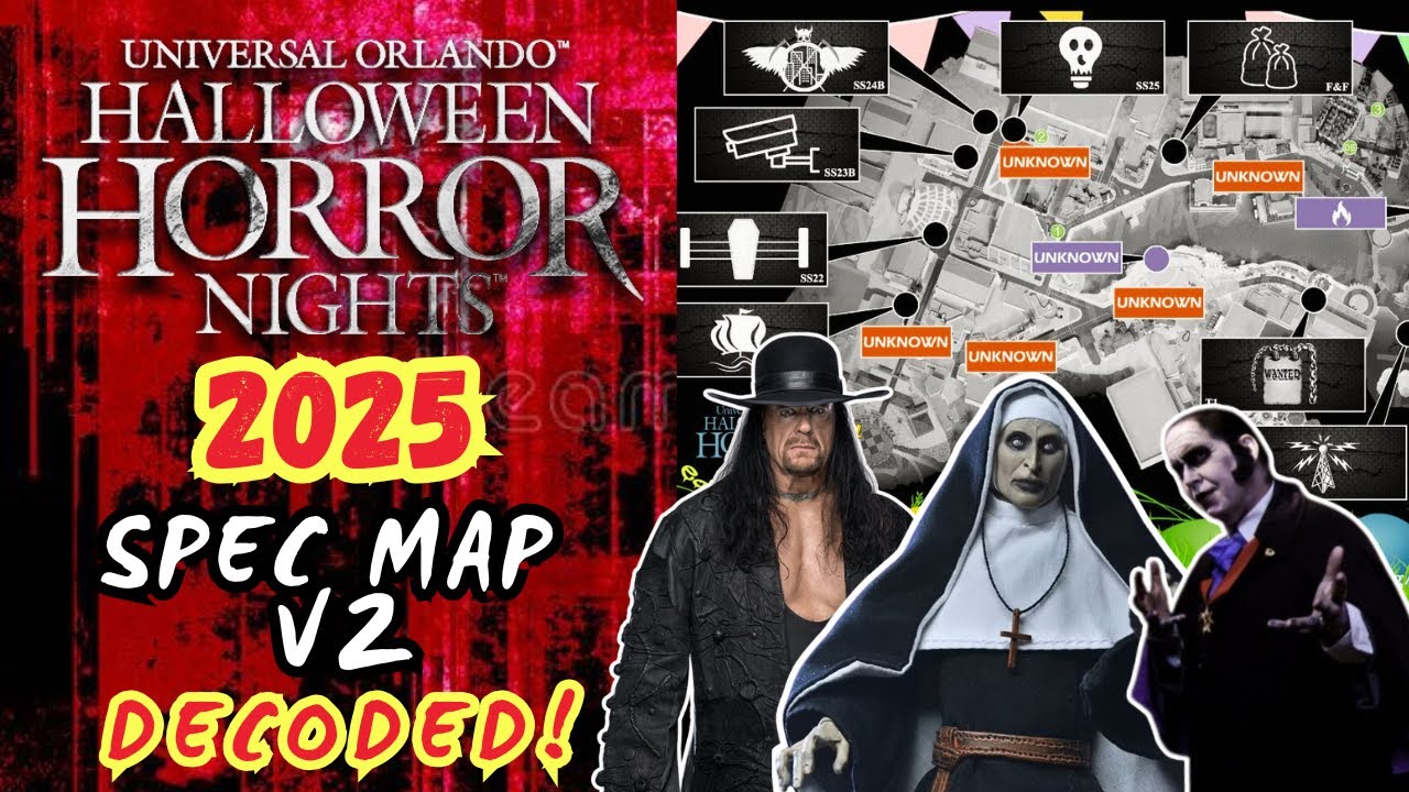 HHN 34 | NEW Easter Spec Map DECODED & Possible ICON For This Year ...