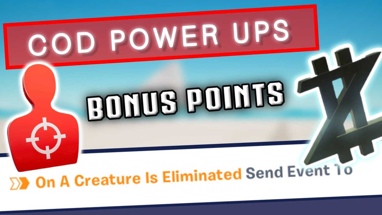 How to create the COD Zombies Bonus Points in Fortnite! - YouTube