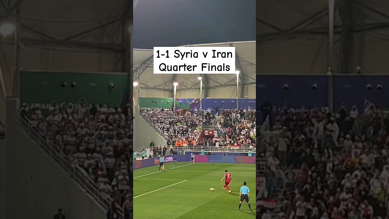 1-1 Iran v Syria Quarter Finals Football Match | AFC Asiancup 2023 ...