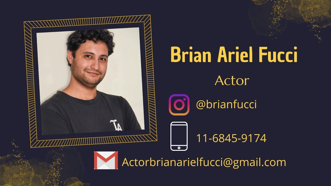 Reel Actor Brian Fucci 2025 - YouTube