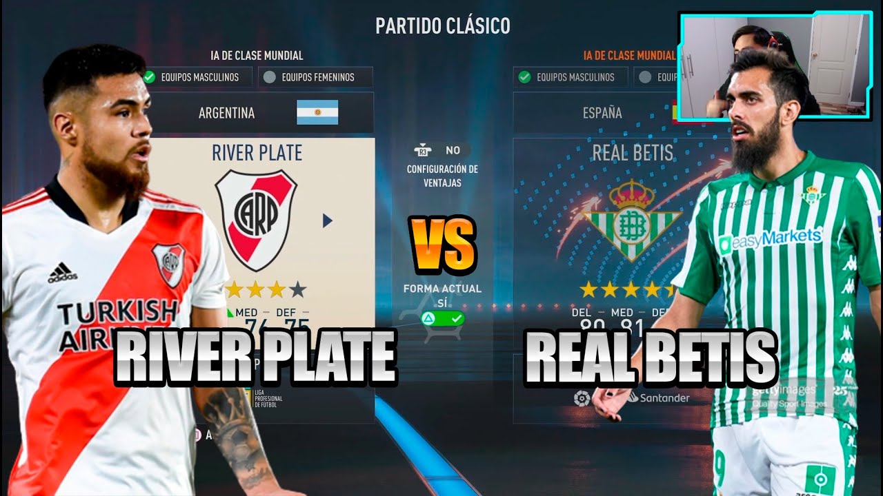RIVER PLATE vs REAL BETIS ¿QUIÉN GANARÁ? | EXPERIMENTOS DE FIFA 23 ...