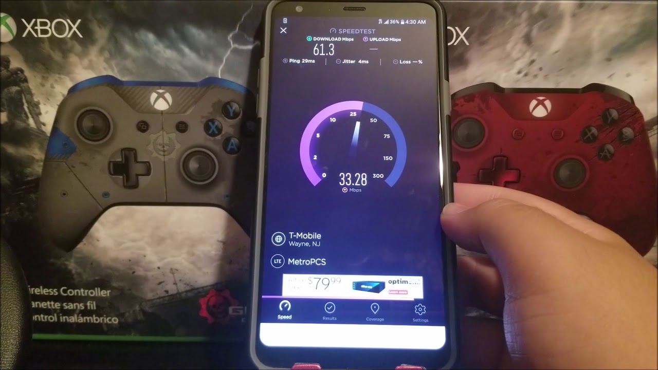 MetroPCS LG Stylo 4 4G LTE SpeedTest - YouTube