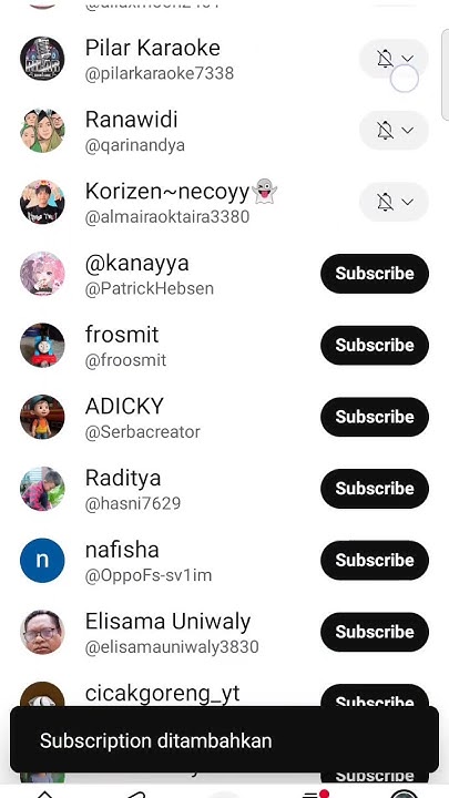 sekarang yg subscribe aku akan ku subscribe balik yuk buruan subscribe - YouTube