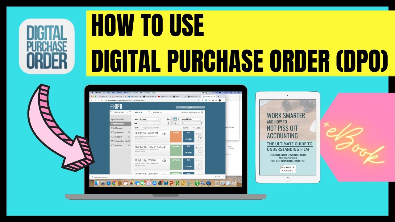 DPO Tutorial / Digital Purchase Orders (Film Post-COVID, AP Accounting ...