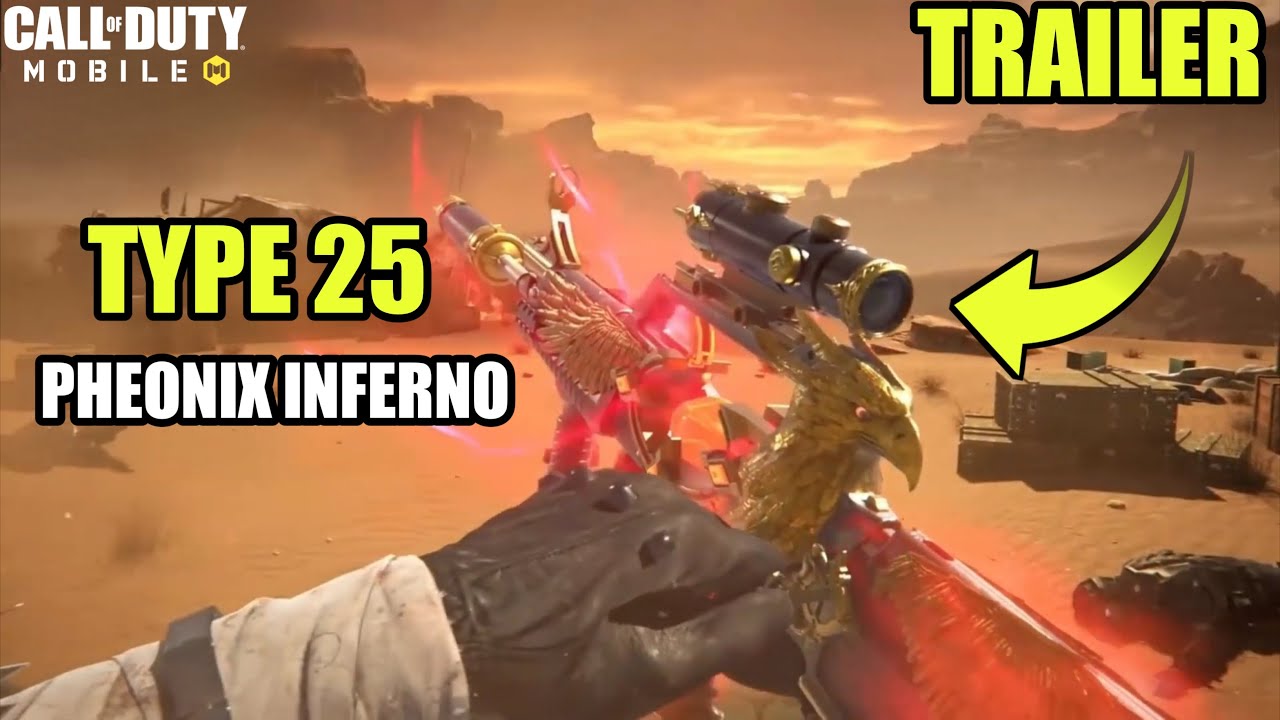 *NEW* Codm Type 25 Phoenix Inferno Trailer Season 4 Veiled Uprising ...