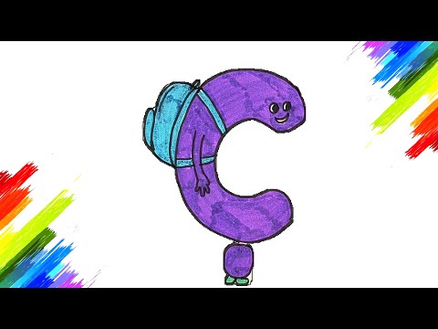 Alfabe Ç harfi - Kolay Ç harfi çizimleri - Alphabet letter Ç #kolayçizimler  #alfabe #alphabet