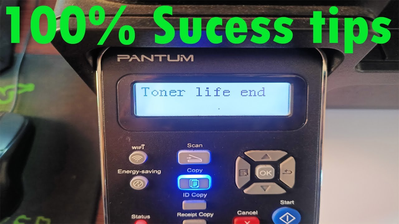 toner life end on Pantum - M6502nw monochrome laser multi function ...