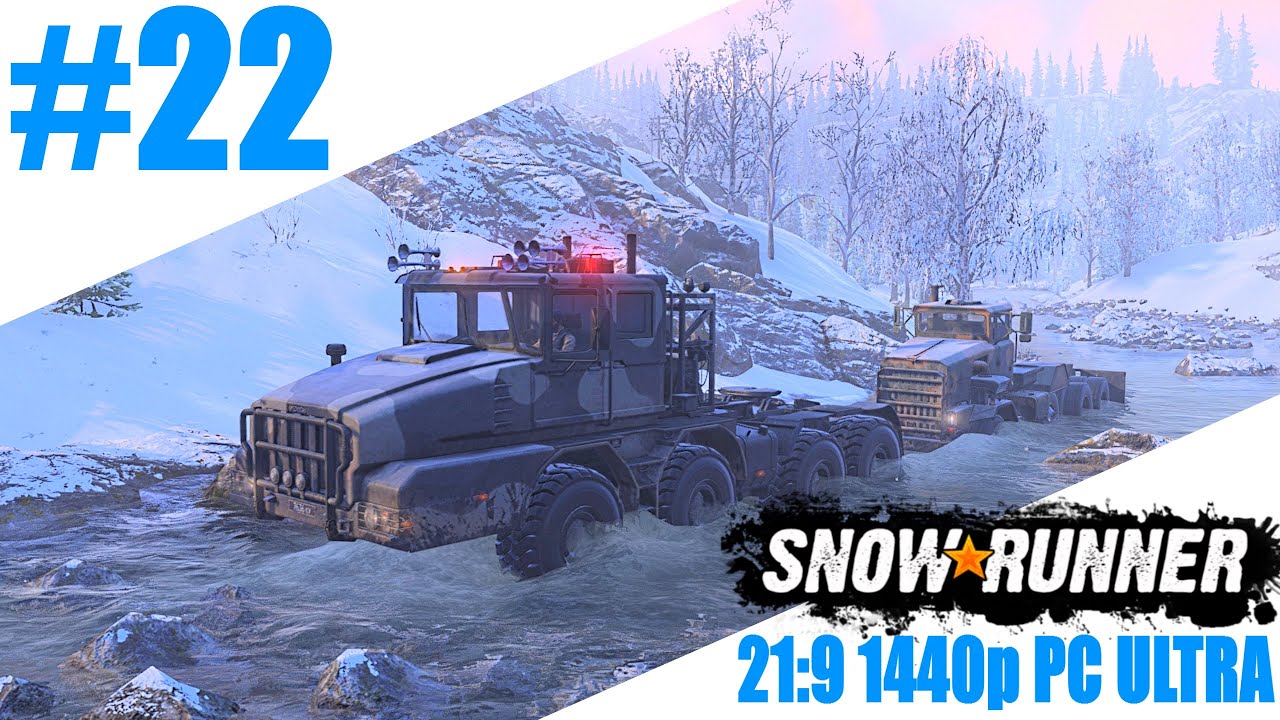 SNOWRUNNER #22 ALASKA - DERRY LONGHORN 3194 IN WHITE VALLEY ★ 1440p PC ...