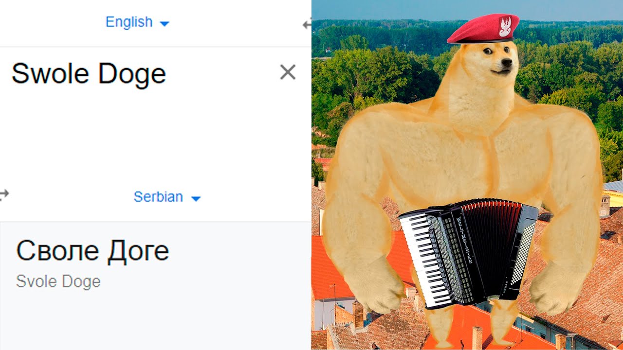 Swole Doge in different languages meme (Part 2) - YouTube