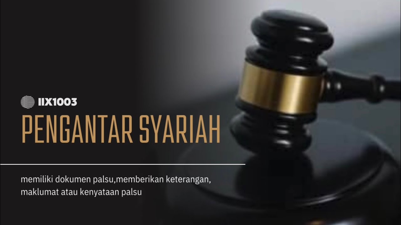 IIX1003: TUNTUTAN NIK ELIN TERHADAP ENAKMEN KANUN JENAYAH SYARIAH ...