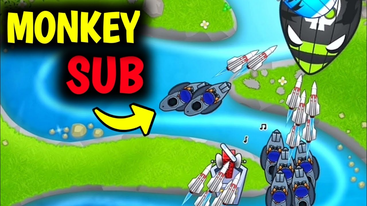 The MONKEY SUB in Bloons Monkey City... 🐵 - YouTube