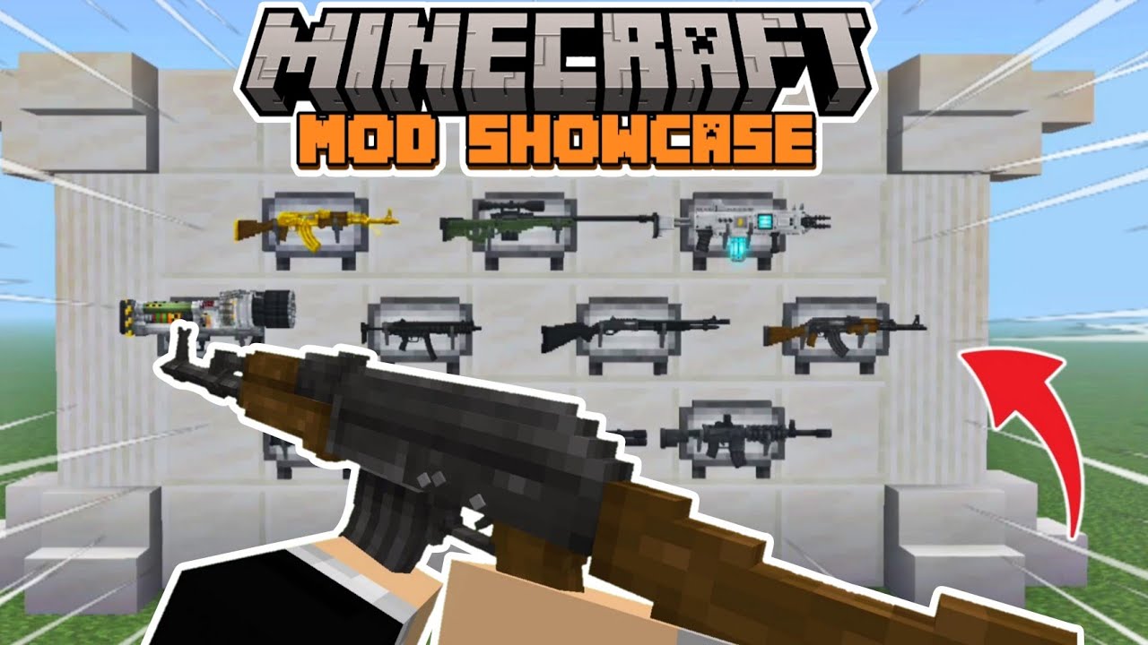 SENJATA API Paling NYATA Di Minecraft !!! 😱 || Minecraft Mod Showcase ...