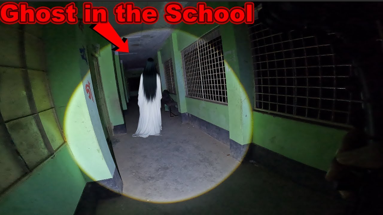 Ghost in the School Hallway 👻 | Real Paranormal Encounter at Midnight ...