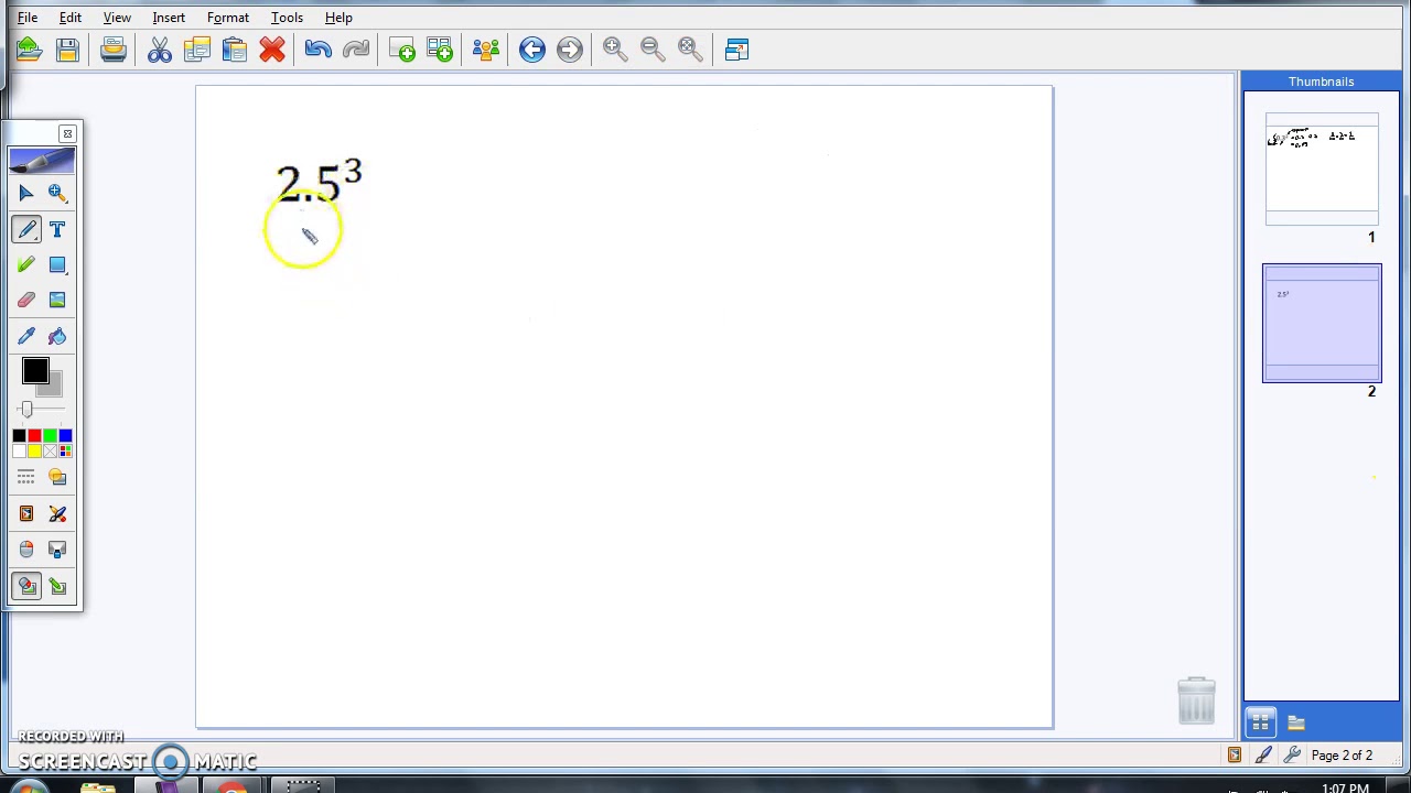 Exponents with Decimal Bases - YouTube