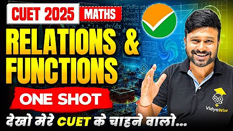 CUET 2024 Maths One Shot Playlist | VidyaWise - YouTube
