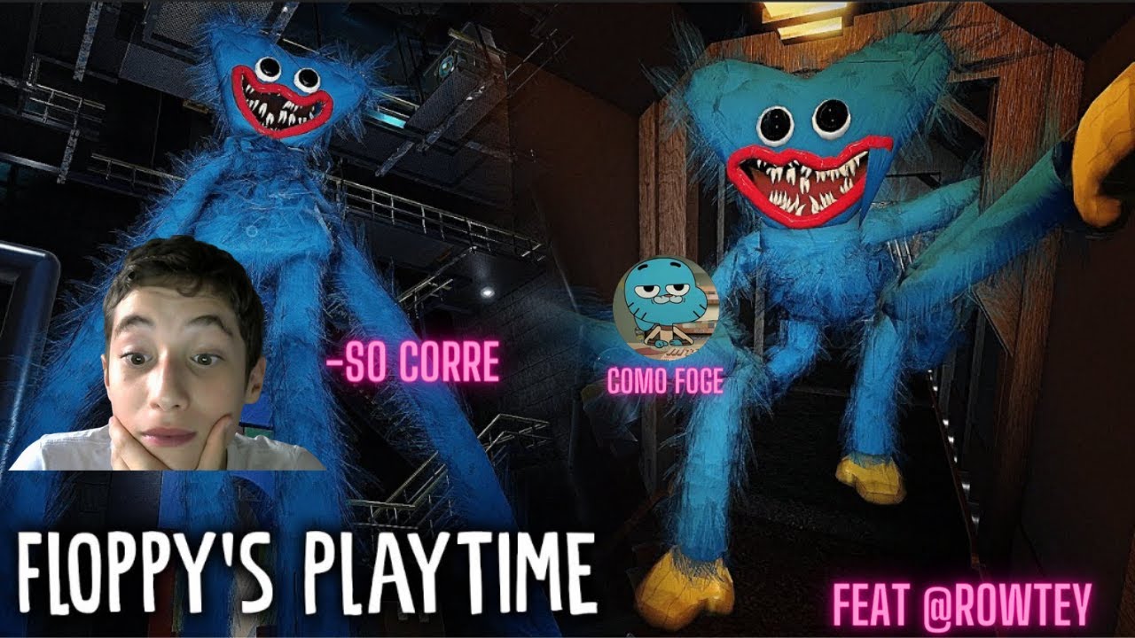 FUGIMOS DA FABRÍCA POPPY PLAYTIME NO ROBLOX! FLOPPY PLAYTIME CHAPTER 1 ...