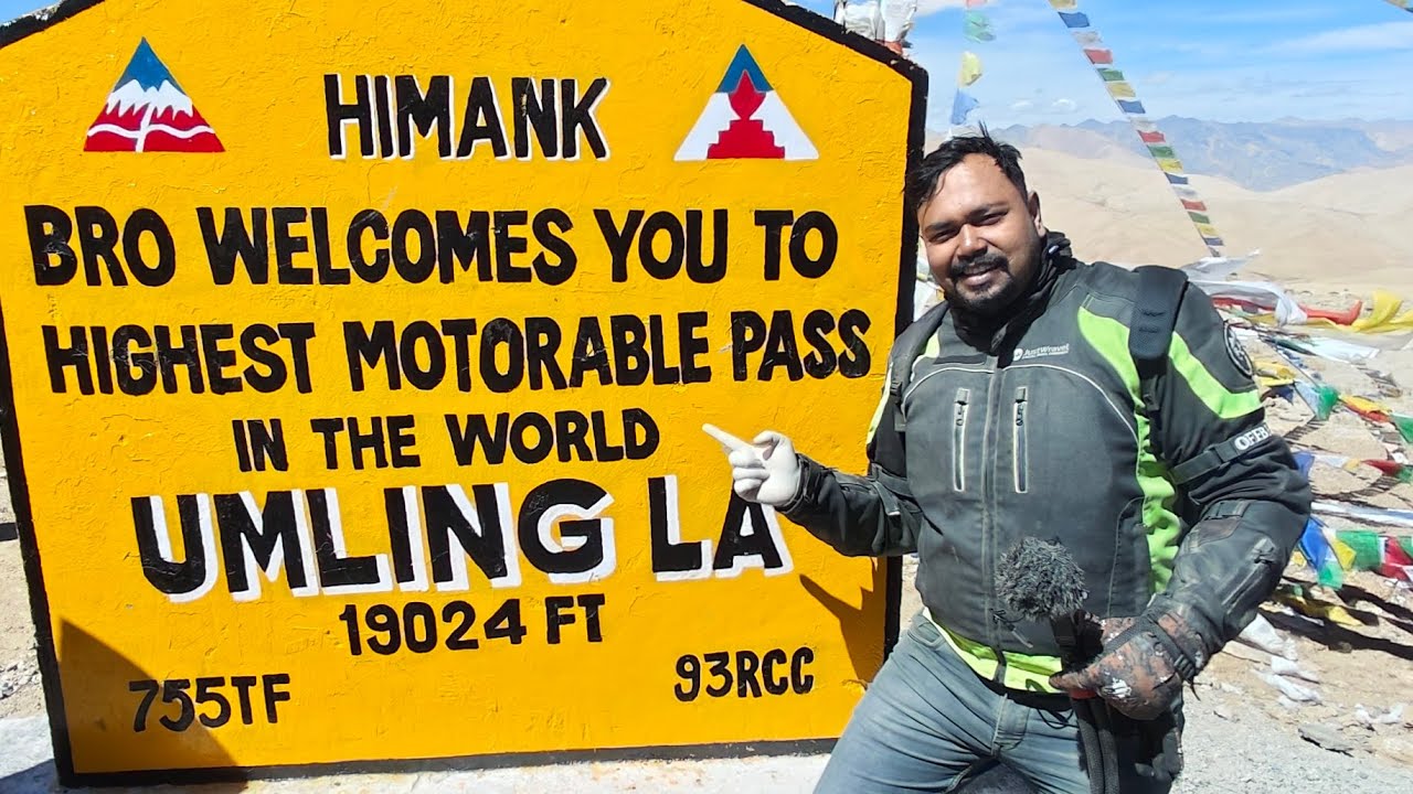 Umlingla Worlds Highest Motorable Pass Day 7 - YouTube