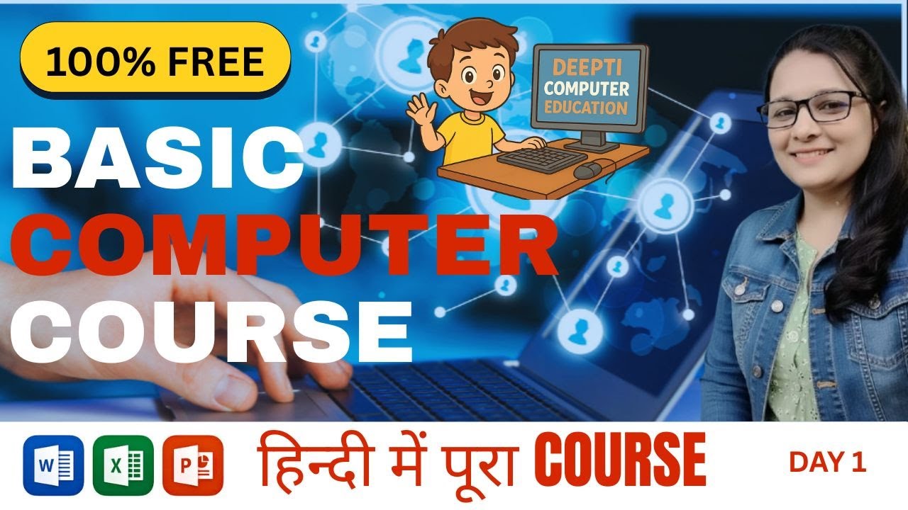 BASIC COMPUTER COURSE || FULL PLAYLIST FREE || हिंदी में सीखें 100% Job ...