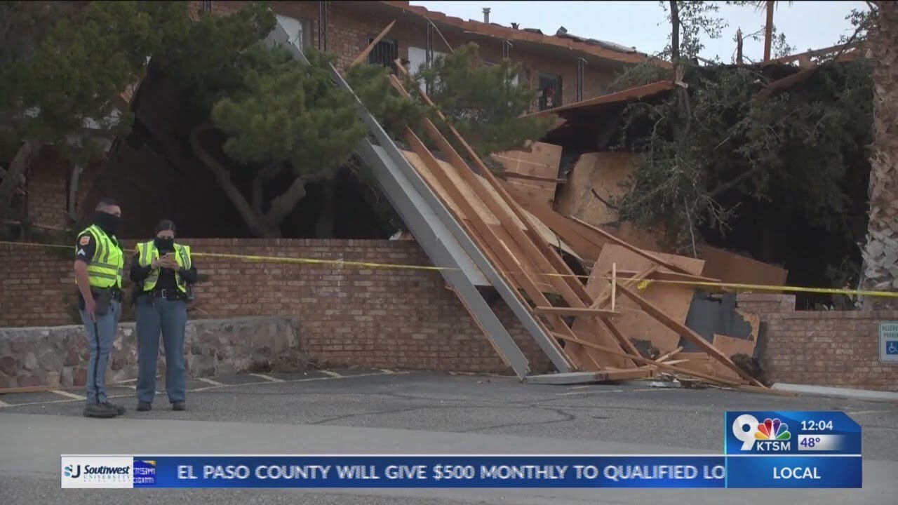 Roof comes off apartment complex in Northeast El Paso, 12 units ...