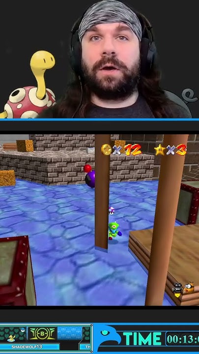 The Great Poison Mushroom Escape in Super Mario 64 (IronMario Challenge by @DGR_Dave ) - YouTube