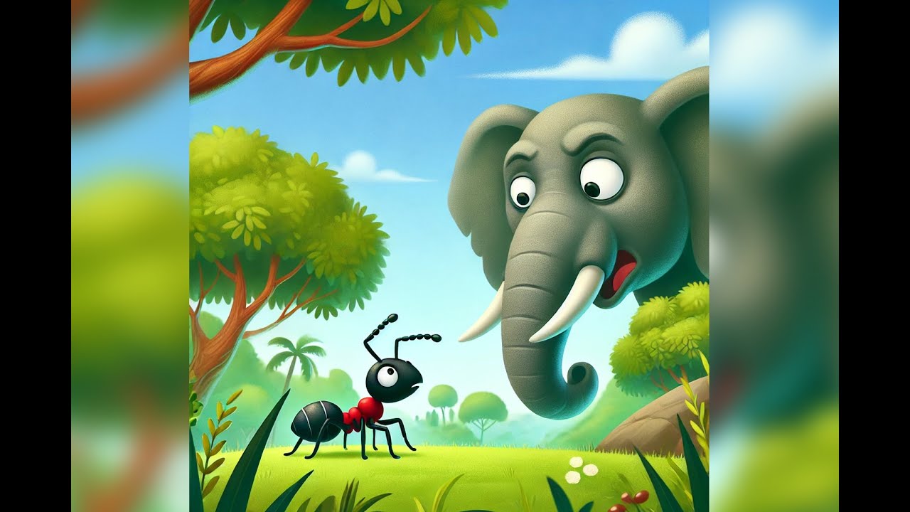 हत्ती आणि मुंगी |hatti aani mungi | लहान मुलांच्या गोष्टी |marathistory ...