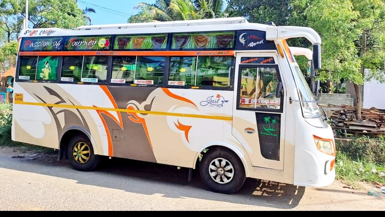 அருமையான கண்டிஷனில் TATA 407 Coach Van Sales#coach #coachvan # ...