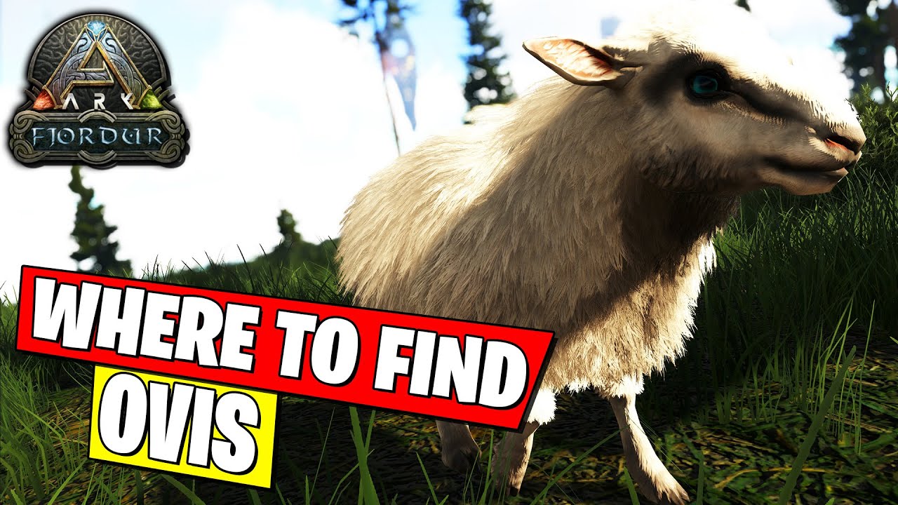 WHERE TO FIND OVIS ON ARK FJORDUR (SPAWN LOCATIONS) - YouTube