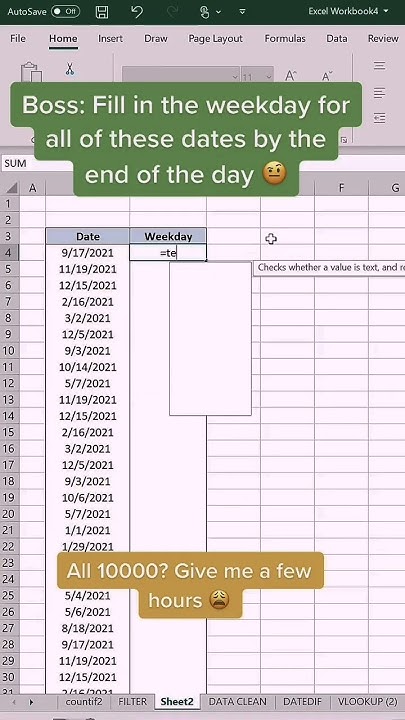 👉😲working Day Formula In Excel ☺day Formula In Excel Hindiexcel