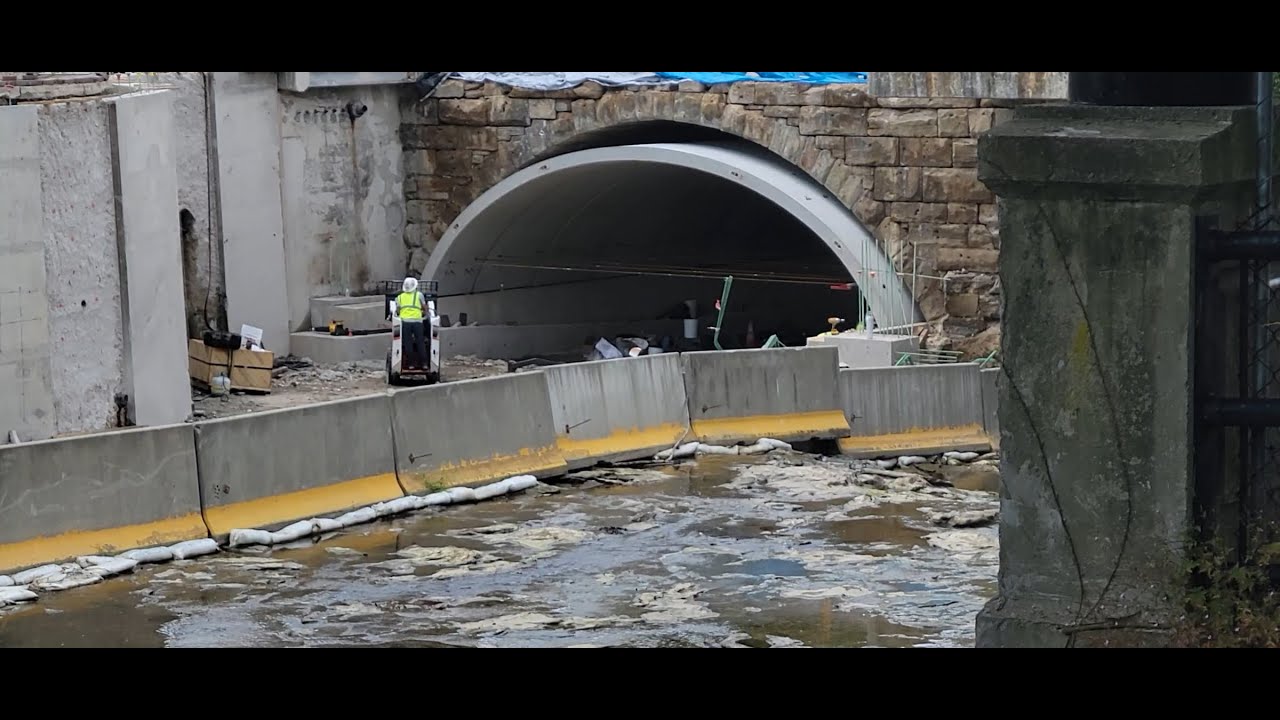 2024 CHAGRIN FALLS BRIDGE REPAIR @jimiller - Watching The River Flow ...