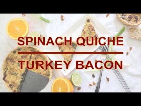 Spinach Quiche Turkey Bacon – Short Version