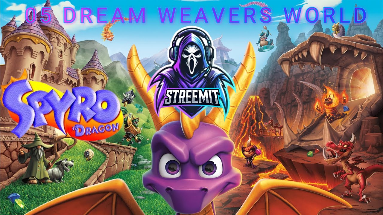 PC Spyro 1 Reignited Trilogy 05 DREAM WEAVERS WORLD all gems, keys ...