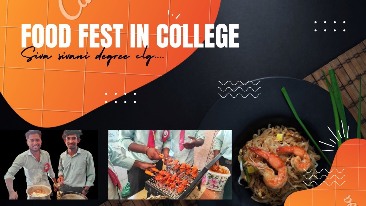 Food fest in college || had fun - YouTube