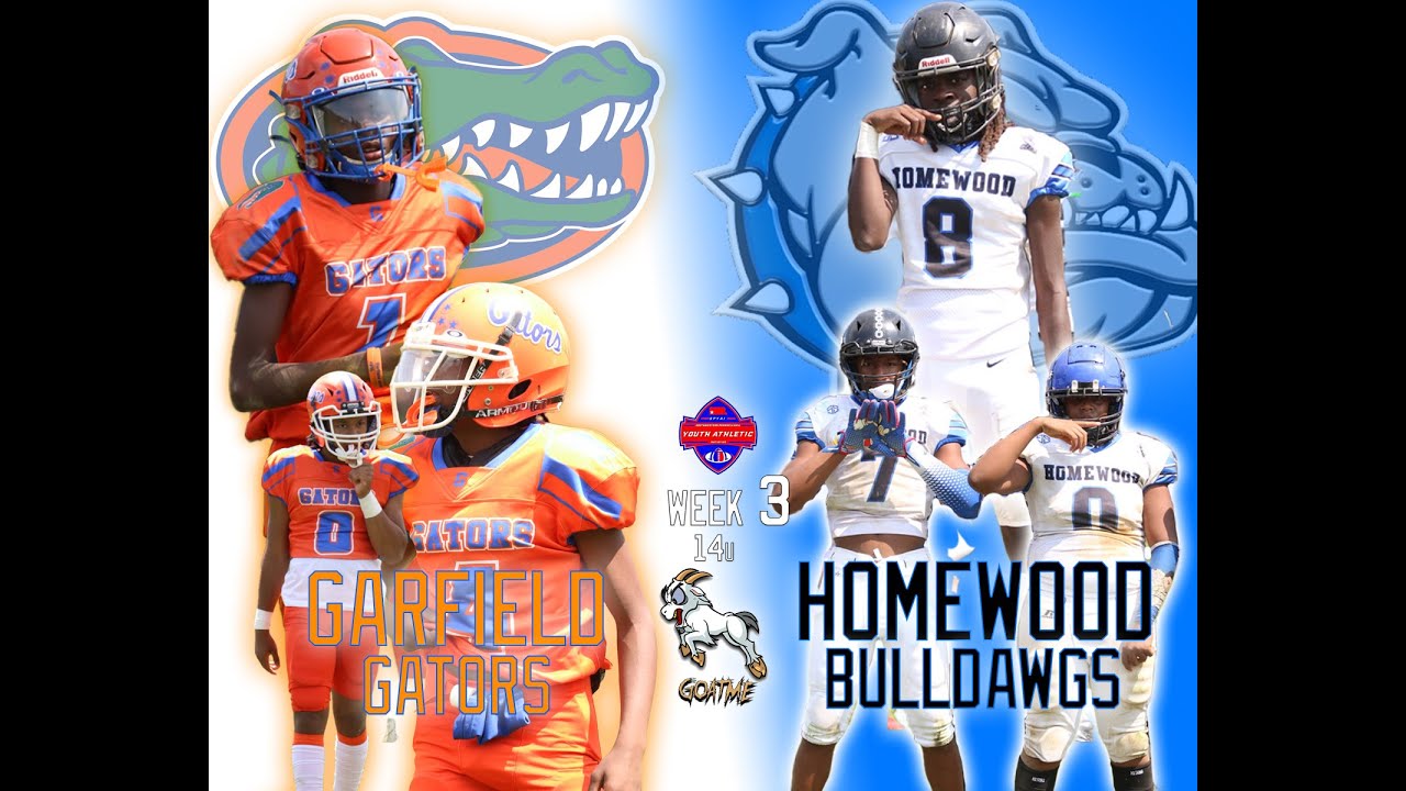 Garfield Gators vs Homewood Bulldawgs 14u SPYAI WEEK 3 - YouTube