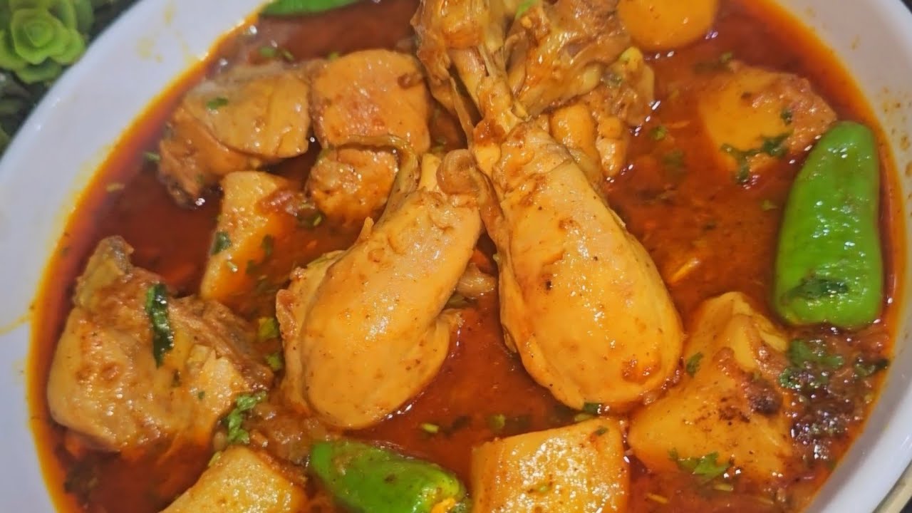 Chicken Aloo Shorba Authentic Recipe|Traditional Chicken Aloo Curry ...