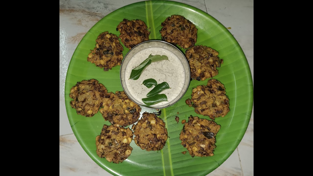 வாழைப்பூ வடை | வாழை மொட்டு வடை | Banana Flower Vadai | Valaipoo Vadai ...