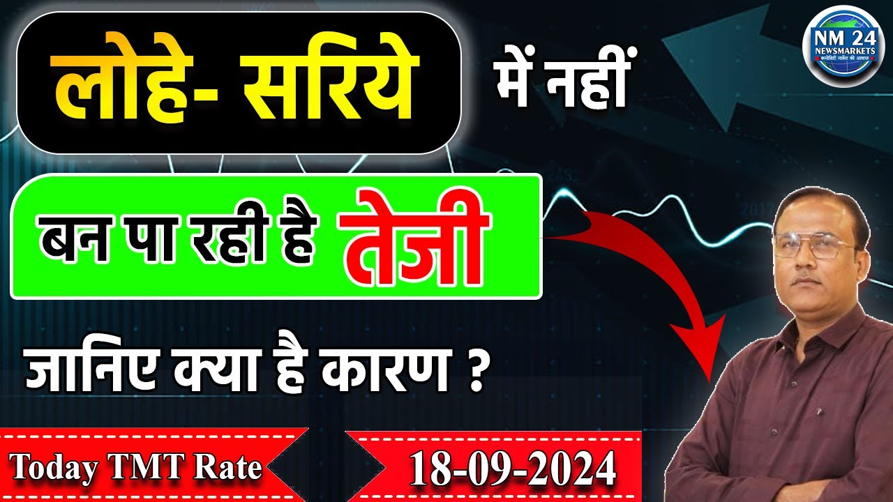 18 September 2024 लोहा इंगट का भाव || कोहे सरिये में नहीं बन पा रही है ...