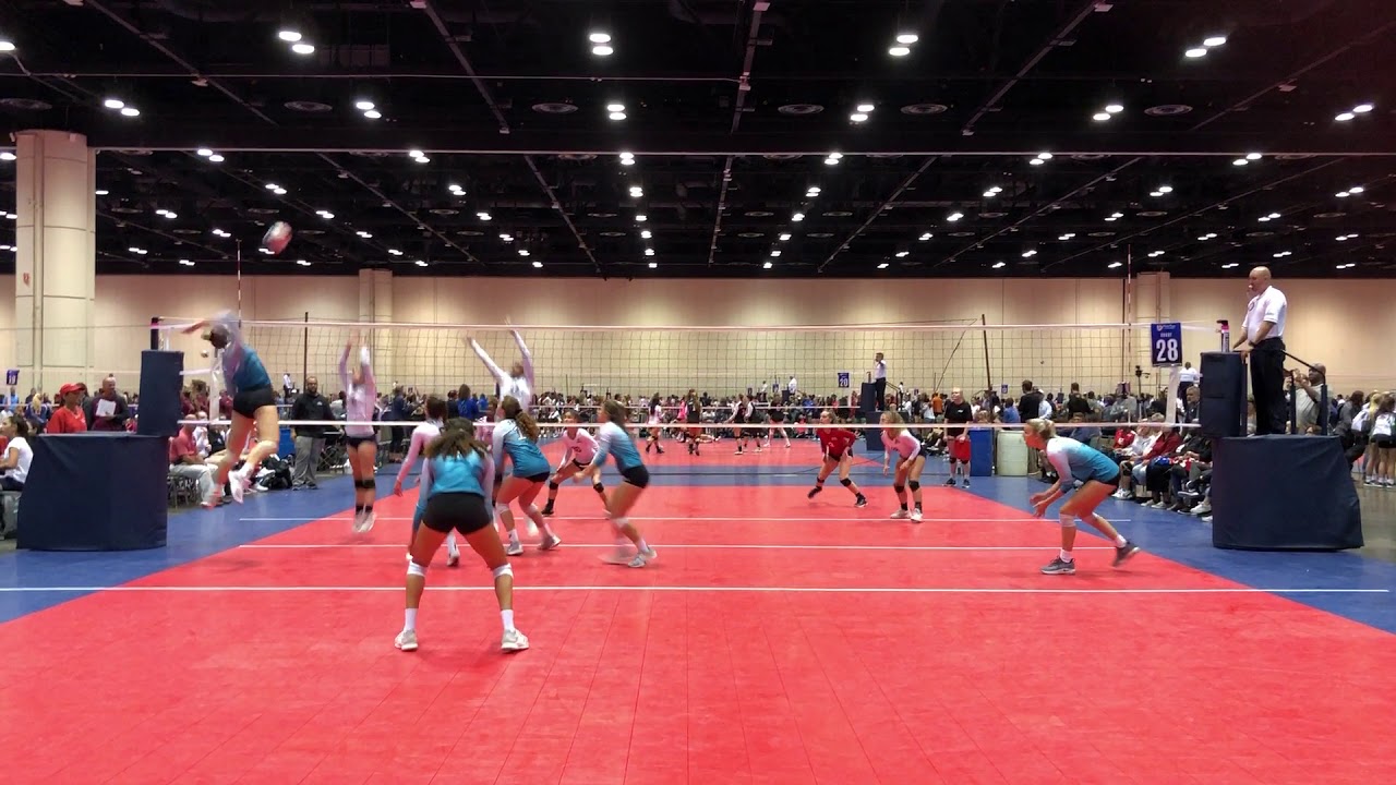 Grace Kiser #13 OH 2021 St Pete Volleyball U16 Teal - YouTube