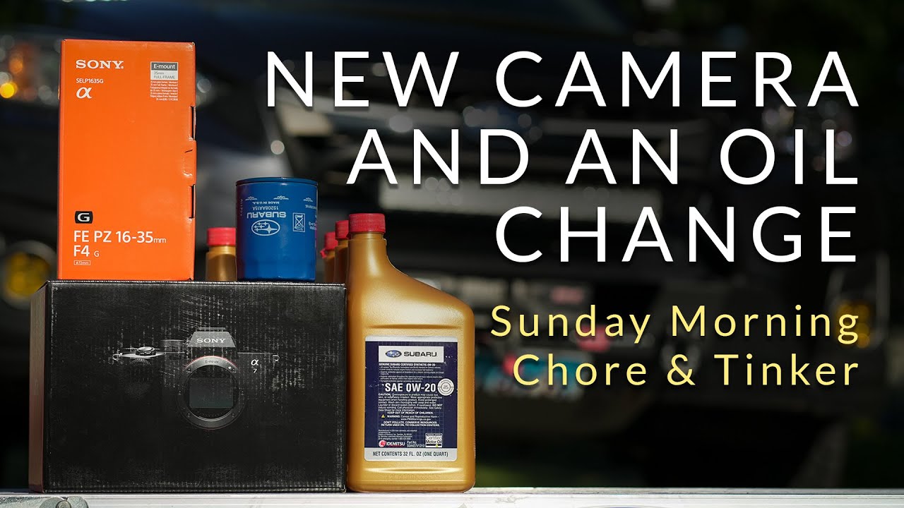 New Camera and an Oil Change - YouTube