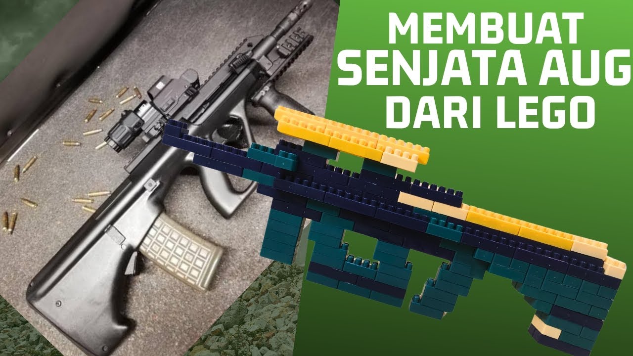 Tutorial cara membuat Senjata AUG dari Lego | How to make Lego AUG # ...